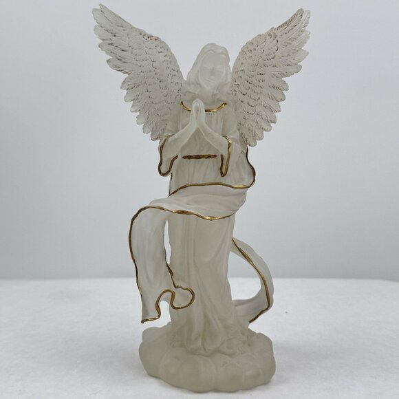 Unbranded | Accents | Frosted Acrylic Praying Guardian Angel Figurine ...